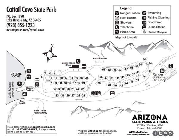 Lake Havasu City : Cattail Cove State Park (Staatlich) - Mit dem ...