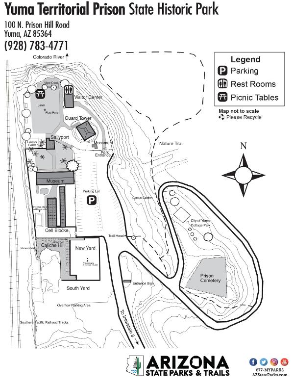 Maps | Yuma Territorial Prison State Historic Park